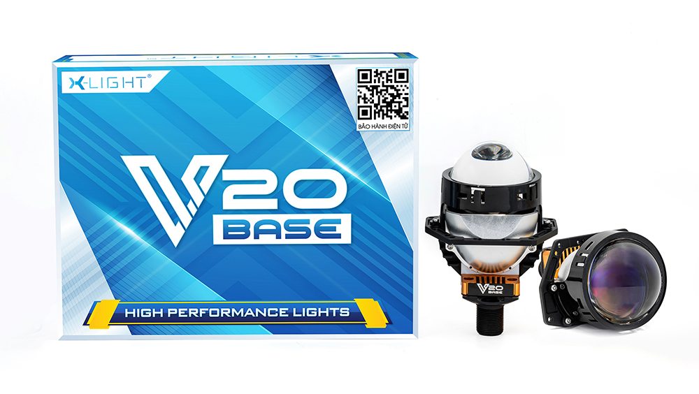 Bi Led X-Light V20 Base New 2024 - Phiên bản đuôi vặn
